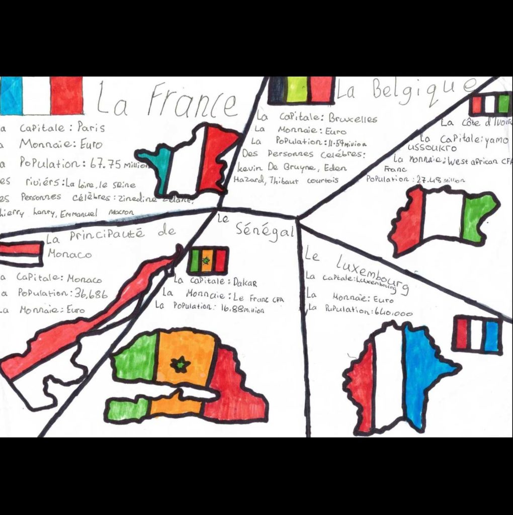 Francophonie Posters done by 1st & 3rd year pupils (by Ms Kuruc)- Pics ...