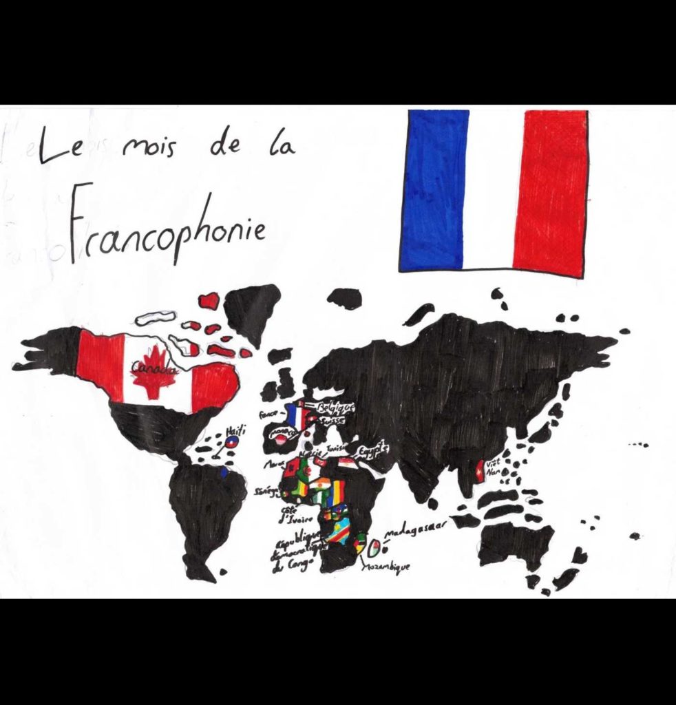Francophonie Posters done by 1st & 3rd year pupils (by Ms Kuruc)- Pics ...
