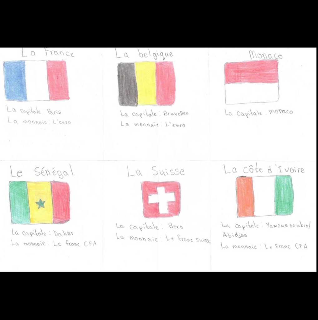 Francophonie Posters done by 1st & 3rd year pupils (by Ms Kuruc)- Pics ...