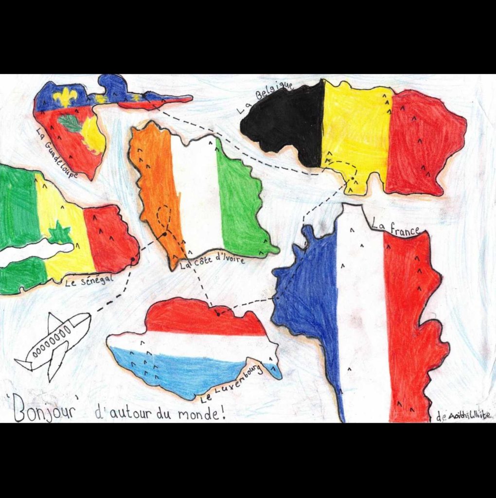 Francophonie Posters done by 1st & 3rd year pupils (by Ms Kuruc)- Pics ...