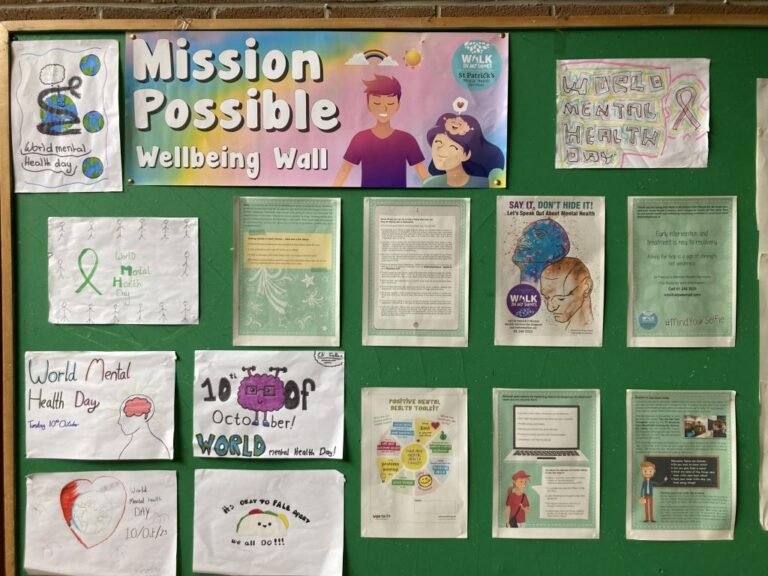 Wellbeing Wall – Mount Temple Comprehensive School
