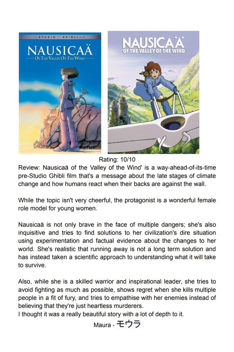 3rd Year Japanese-films to watch – Pics – Mount Temple Comprehensive School